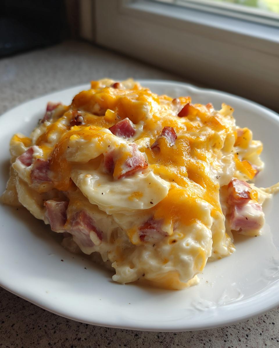 Amazing 4-ingredient scalloped potatoes and ham